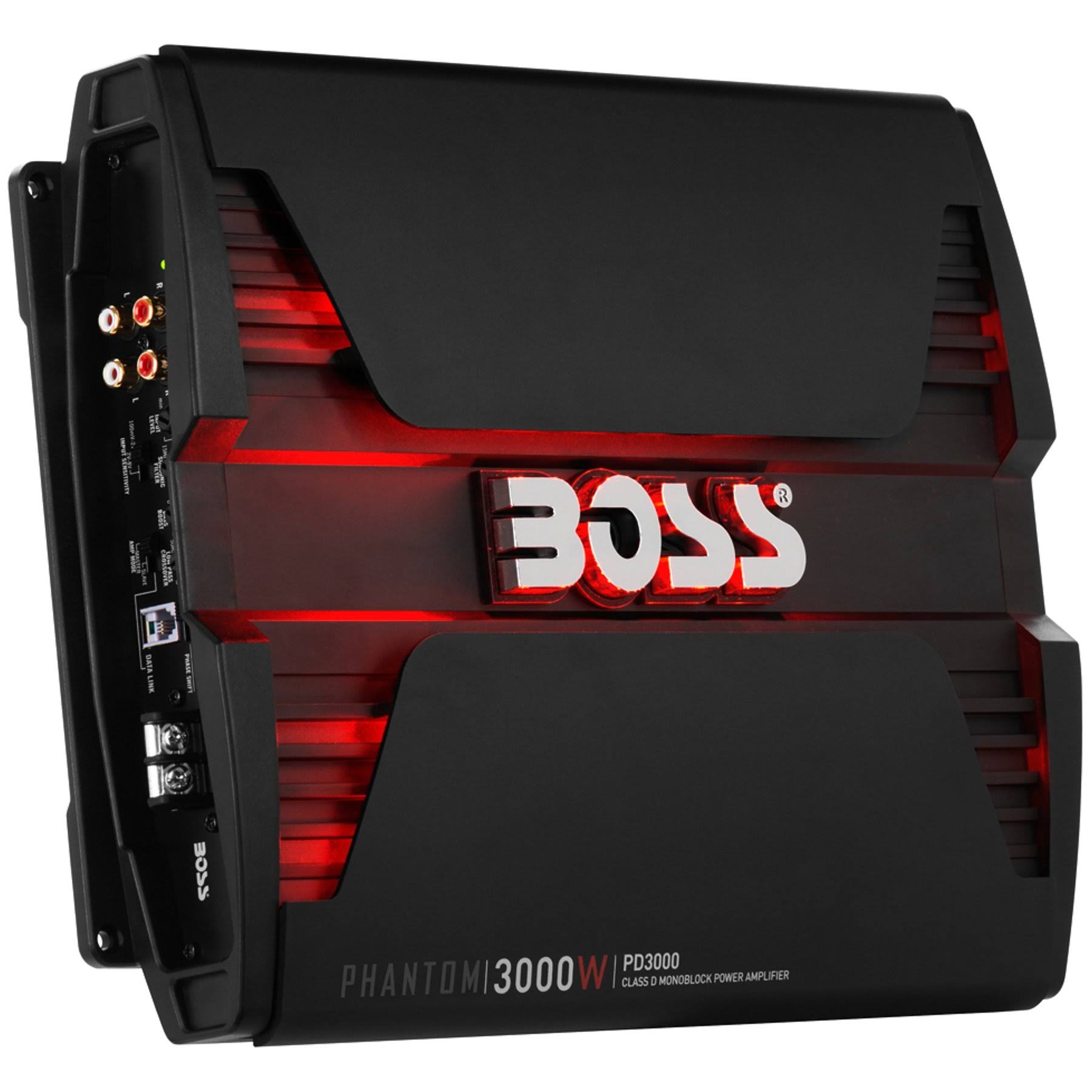 Boss Audio PD3000 Phantom 3000 Watts Class D Monoblock Power Amplifier ...