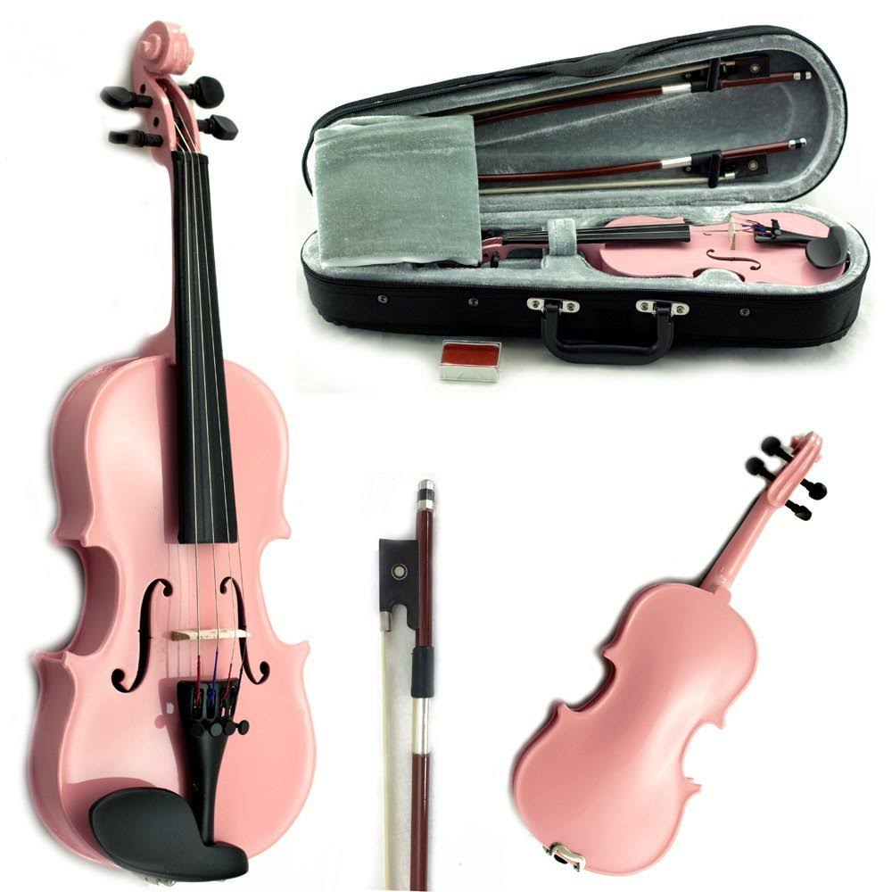Sky Wood 1/16 Size Kid Violin with Lightweight Case, Brazilwood Bow and ...