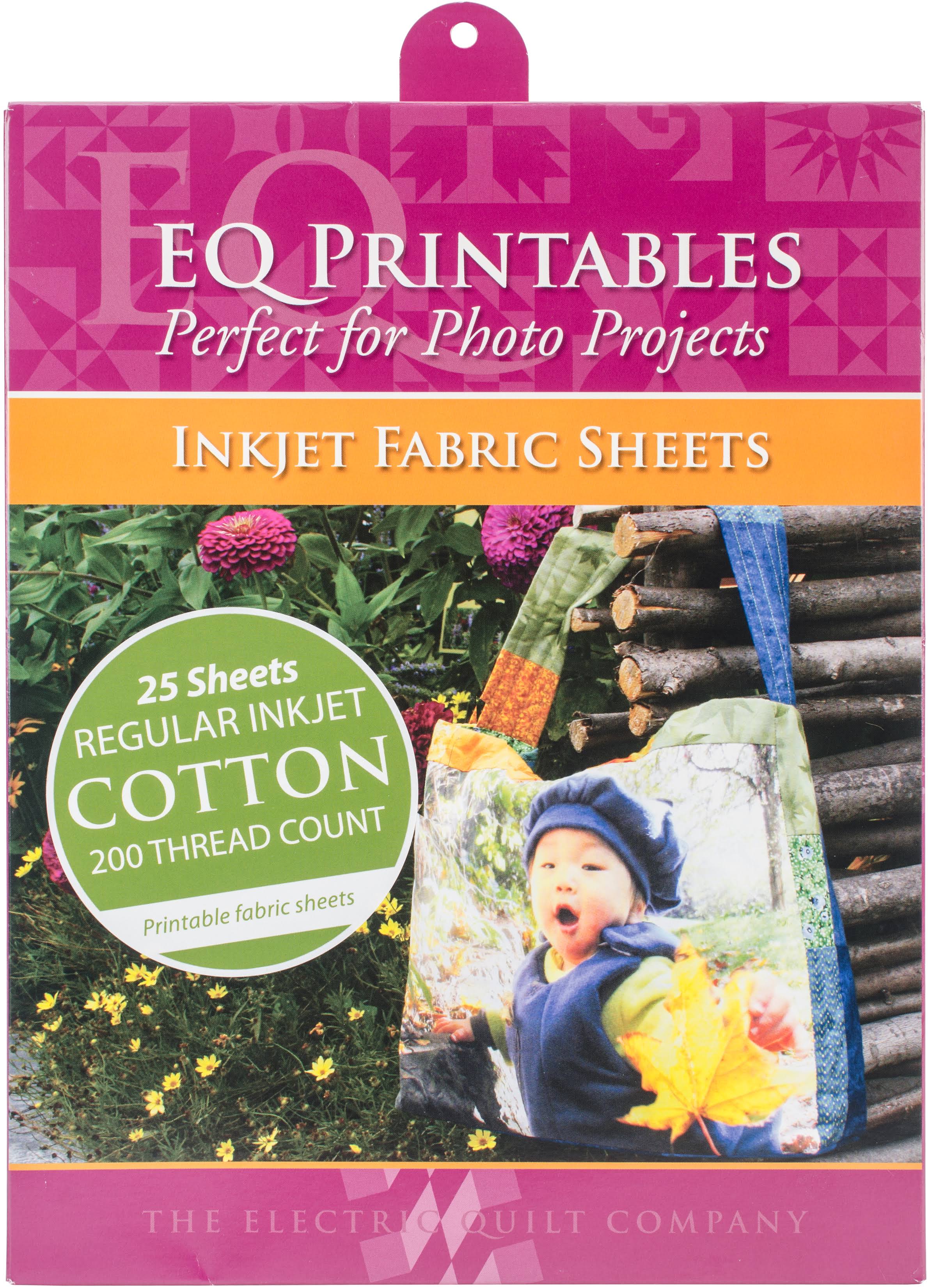 Inkjet Printable Fabric Sheets 8.5X11 25/Pkg-Warm White - camdura